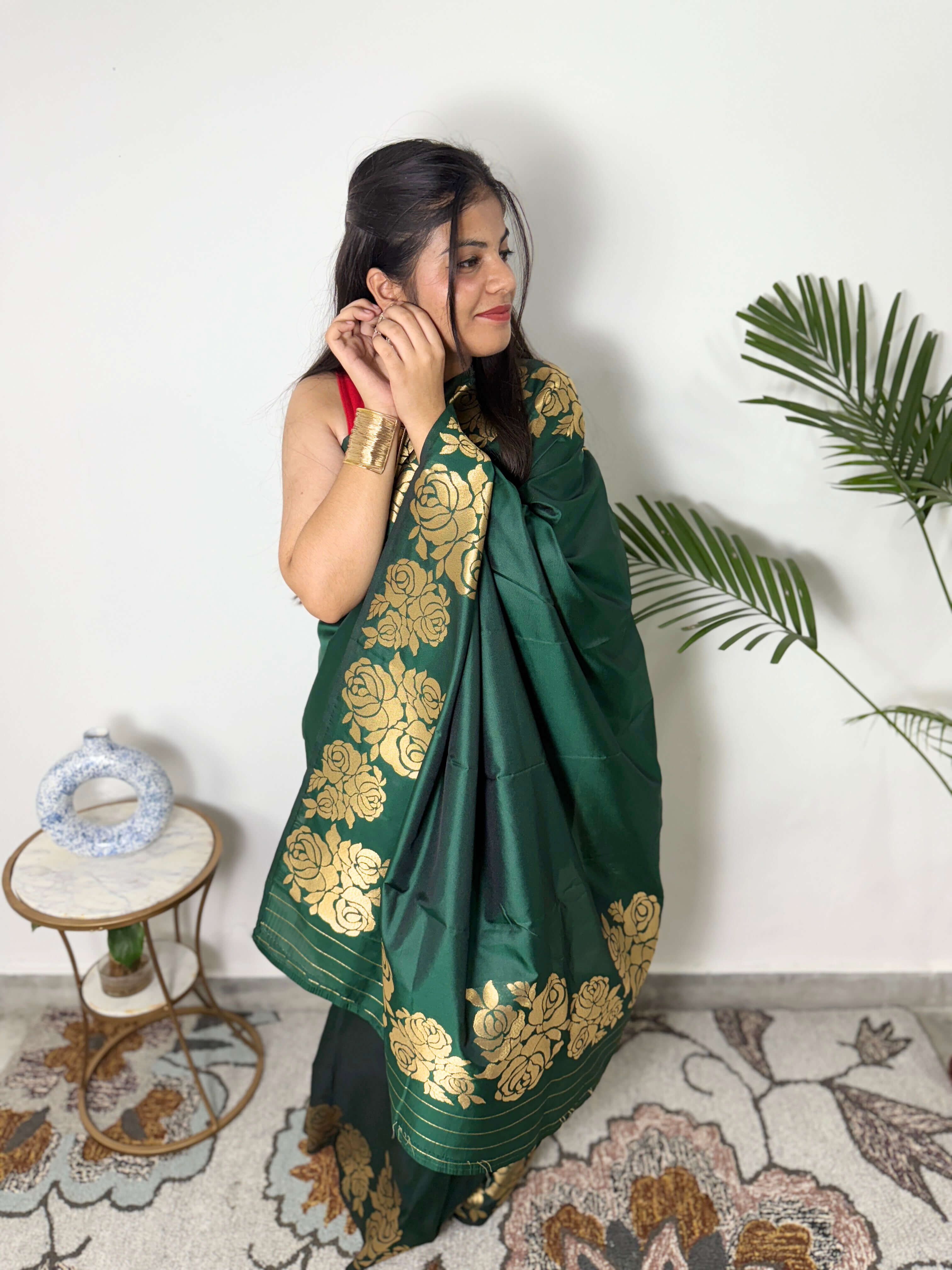 Gulab Kali Soft Silk Saree – SariVerse